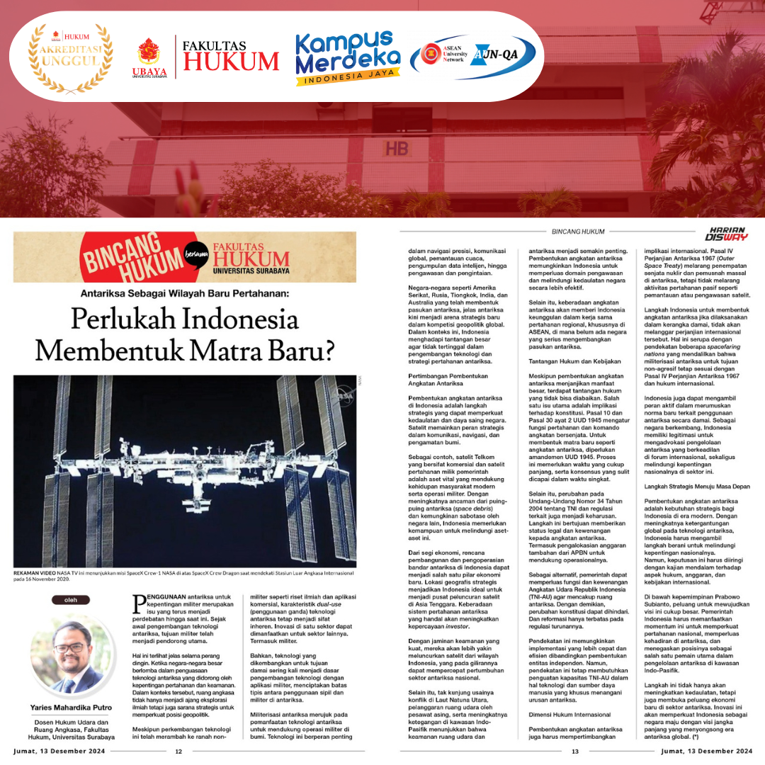 Perlukah Indonesia Membentuk Matra Baru?