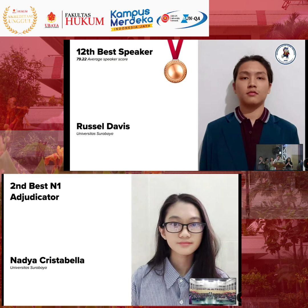 Mahasiswa FH Meraih Posisi pada National University Debating Championship Nasional 2023