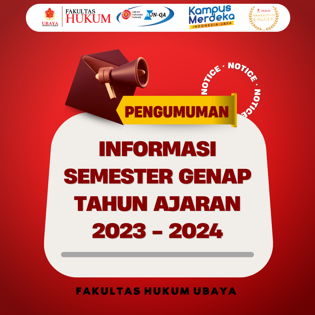Pengumuman Persiapan Semester Genap 2023 - 2024